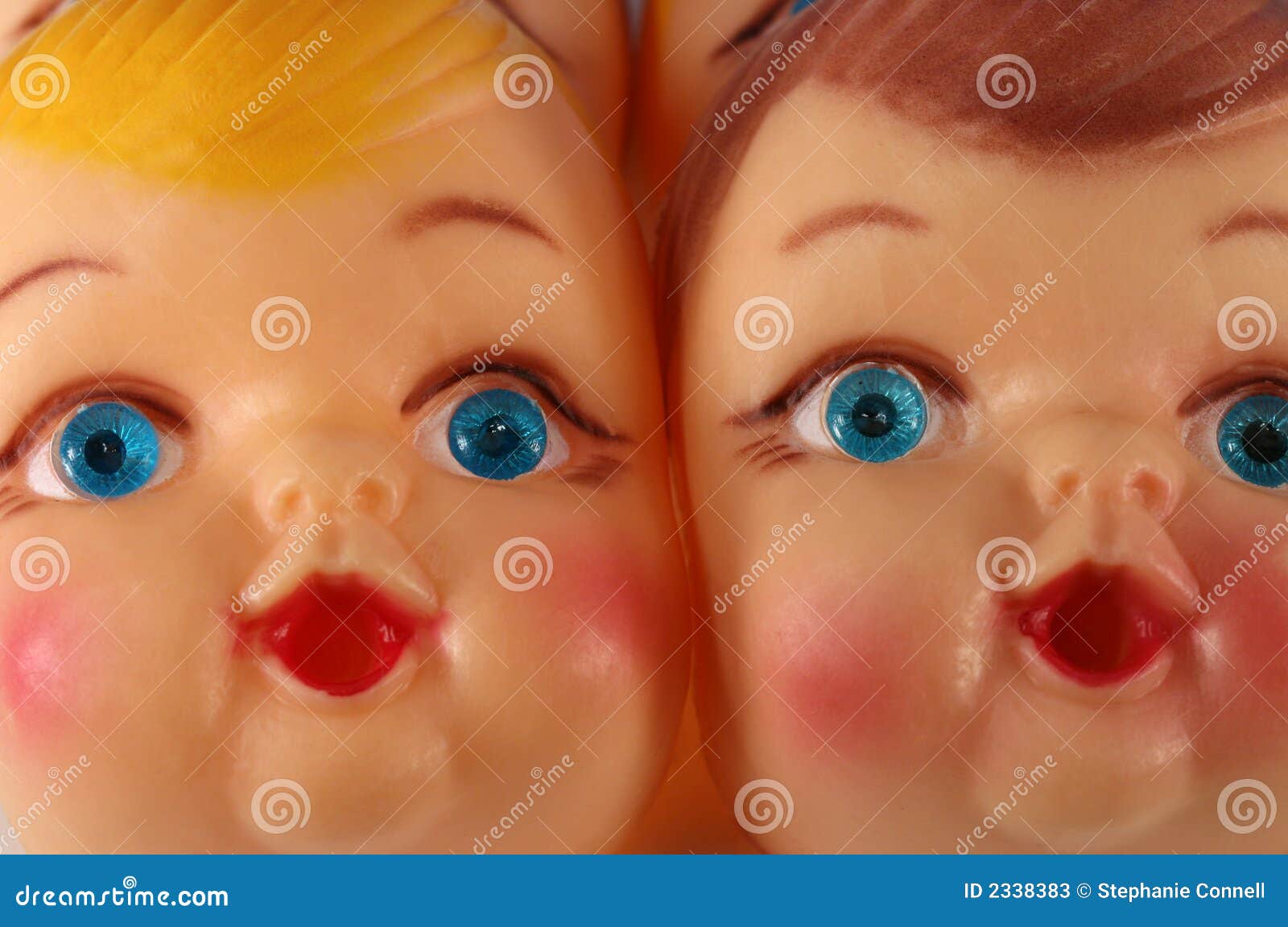 Plastic Doll Faces Stock Image | CartoonDealer.com #2338423