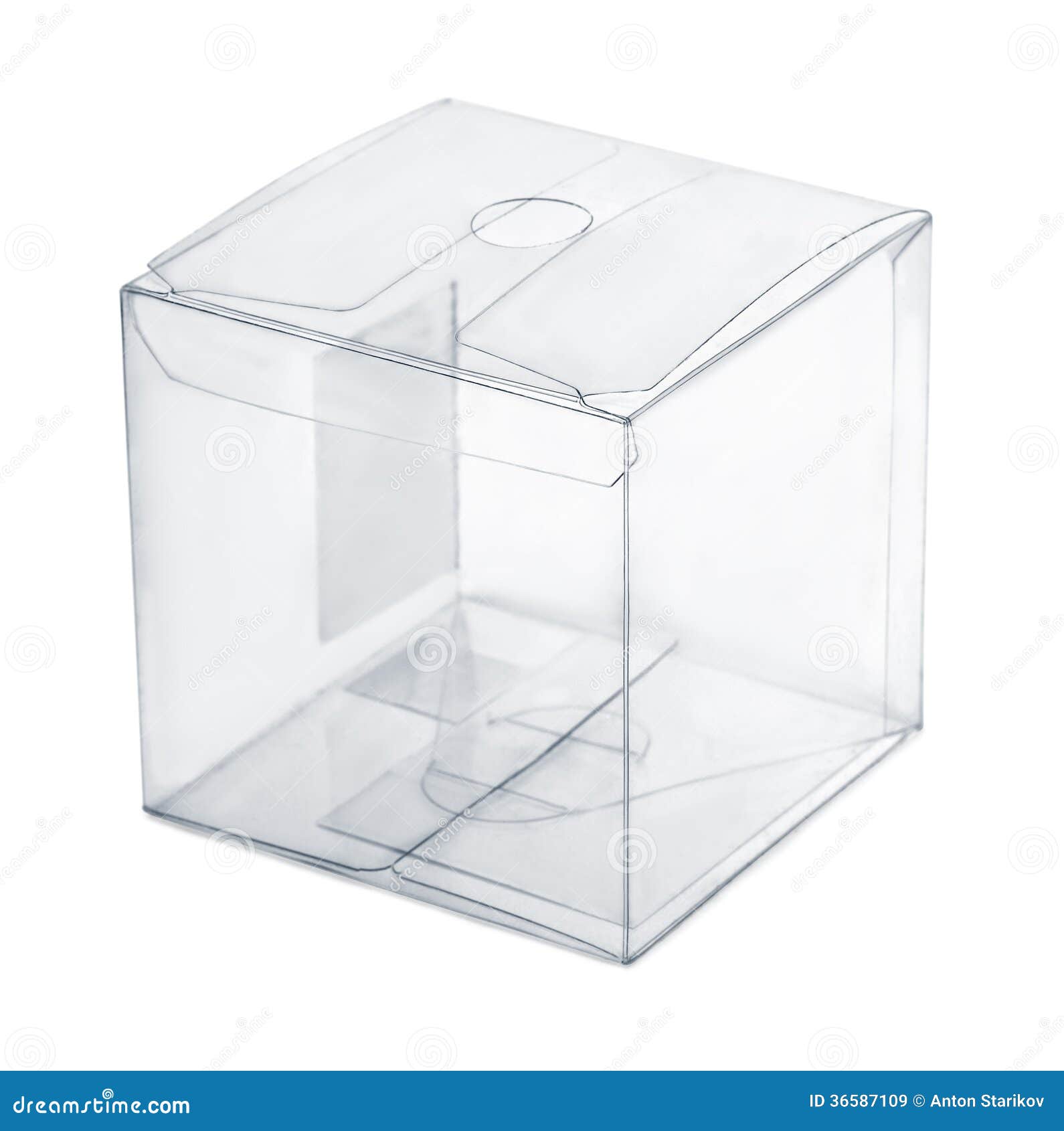 Plastic doos stock afbeelding. Image of kubus, eenvoud - 36587109