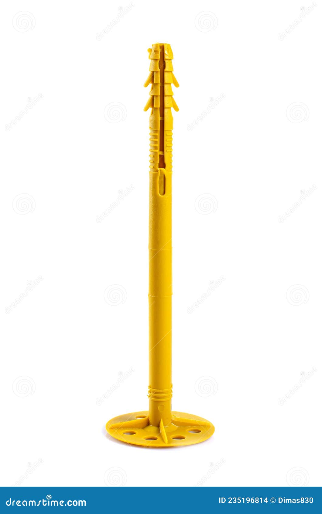 Plastic Dowel for Fixing Expanded Polystyrene Stock Photo - Image of ...