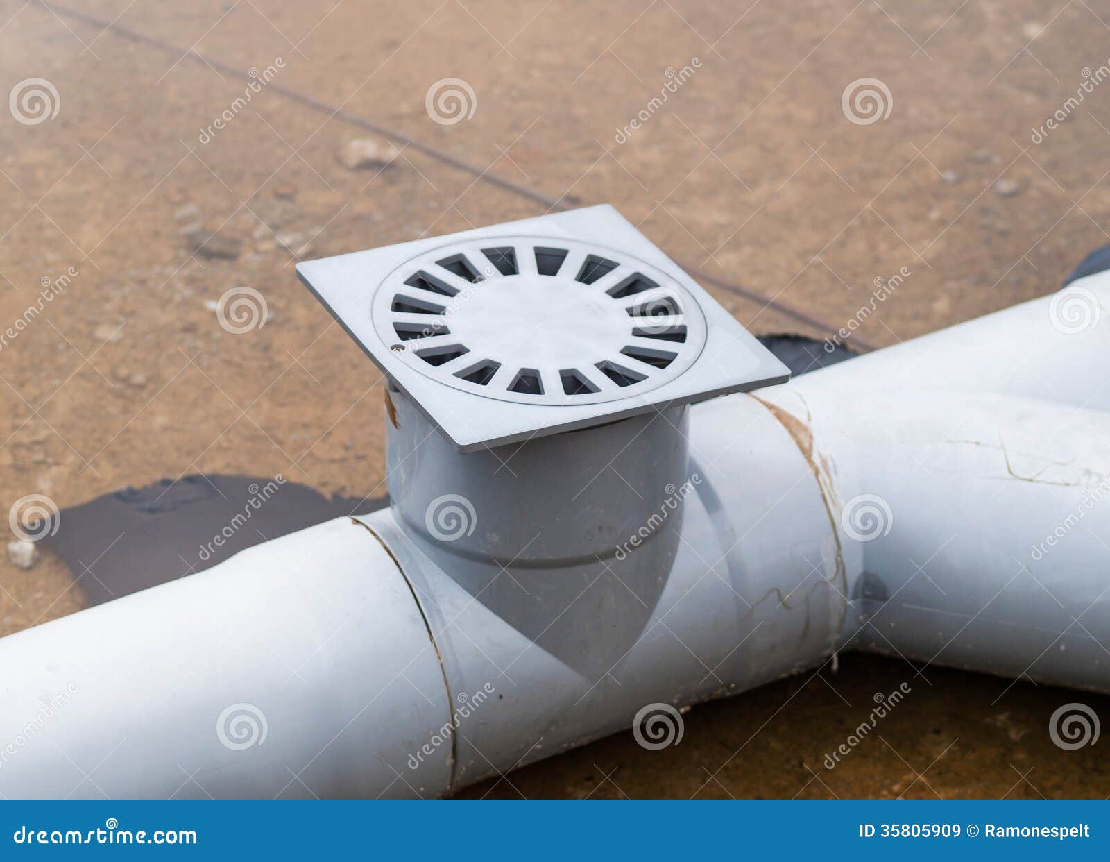 Plastic drain stock image. Image of repair, professional - 35805909