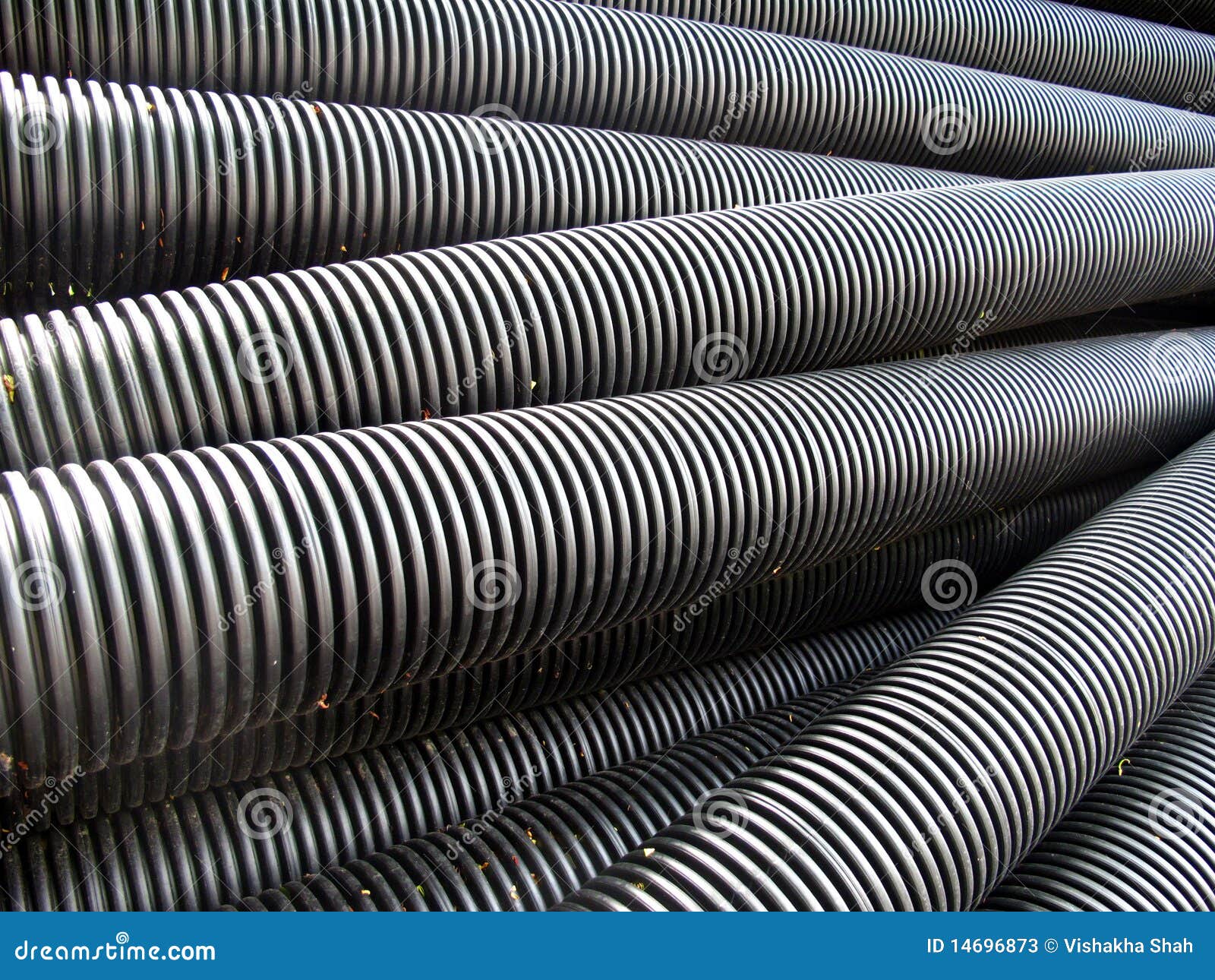 Plastic Drainage Pipes stock image. Image of storm, textures - 14696873