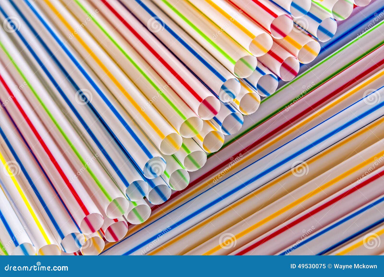 Plastic Drinking Straws, Background Stock Image - Image of design ...