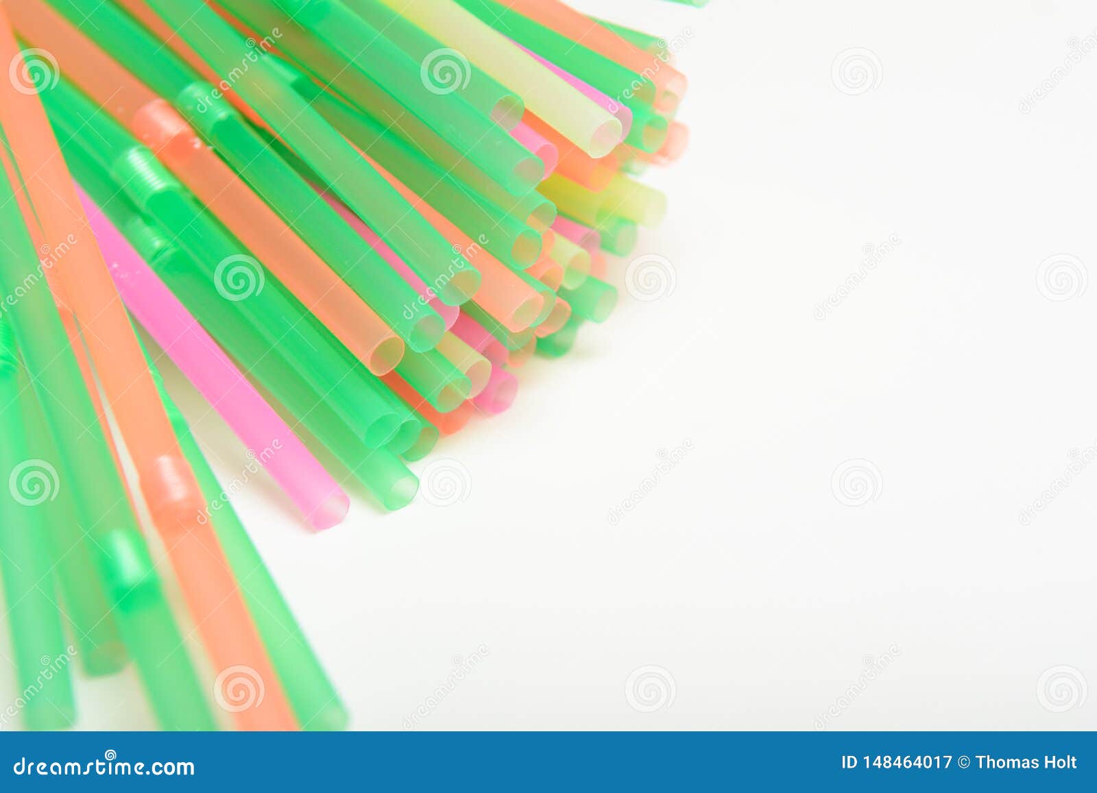 Plastic Drinking Straws, Single Use Plastic Straw Stock Image - Image ...