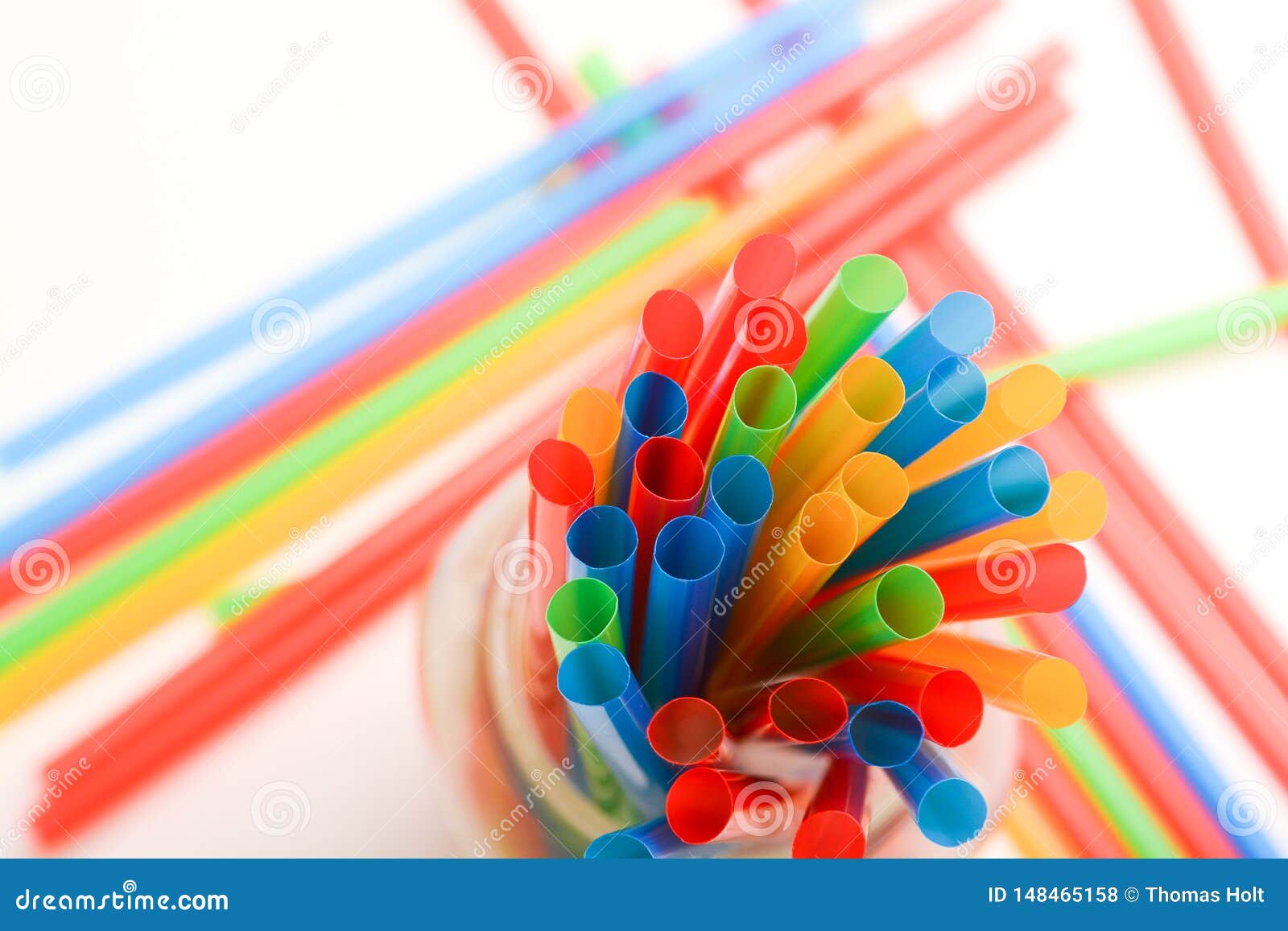 Plastic Drinking Straws, Single Use Plastic Straw Stock Photo - Image ...