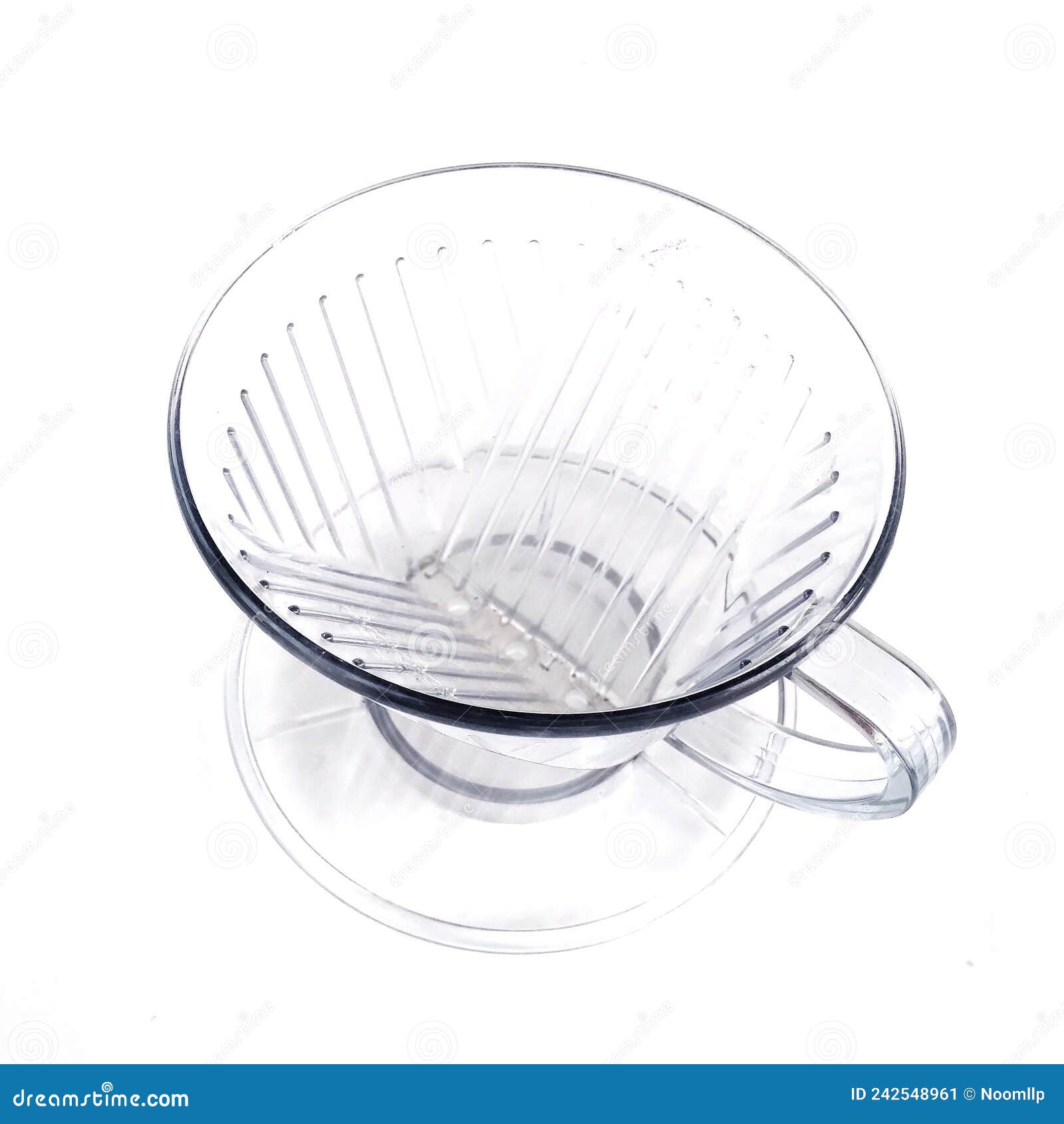 Plastic drip coffee cup stock image. Image of glass - 242548961