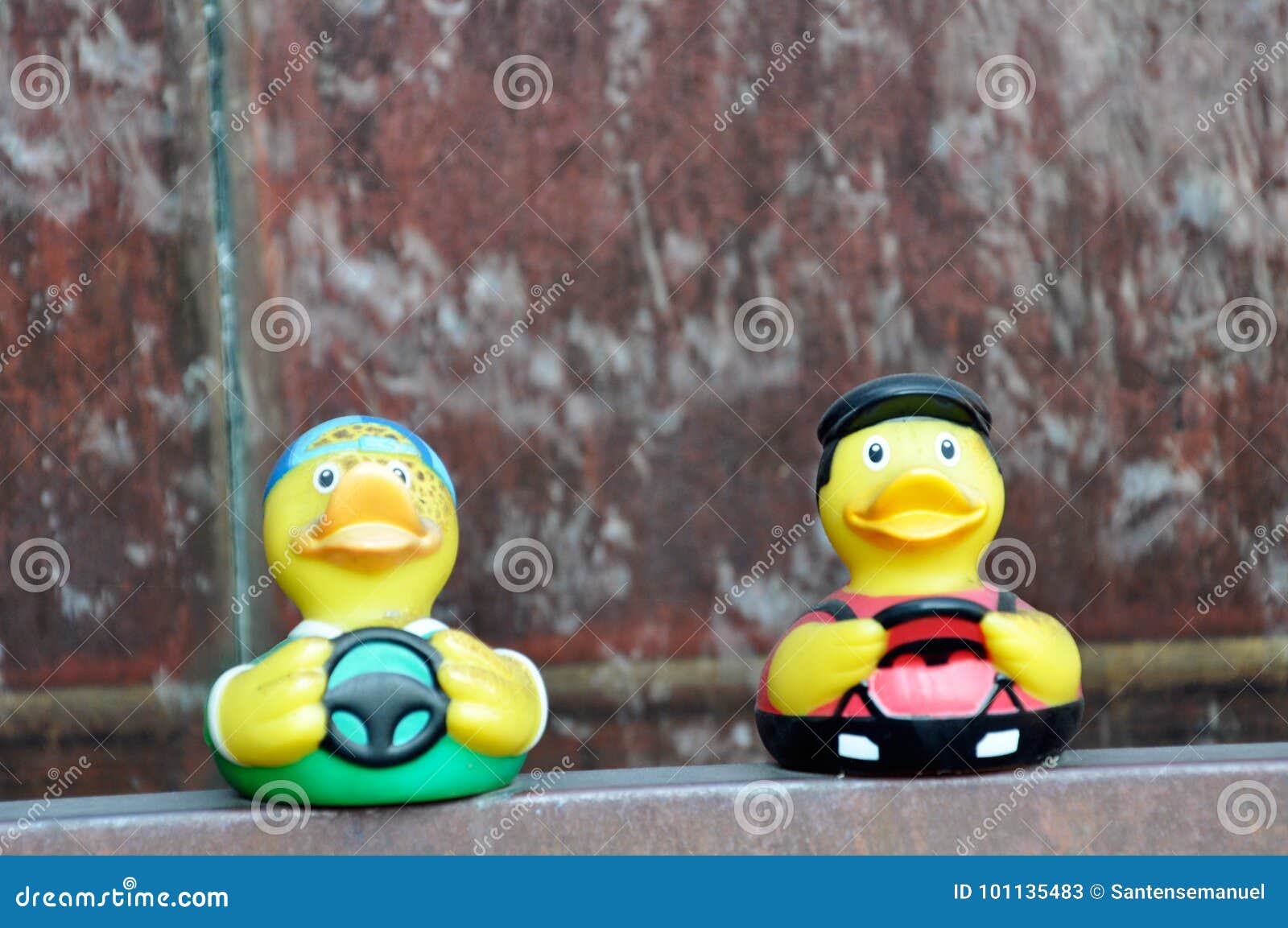 Plastic Duck stock image. Image of cute, background - 101135483