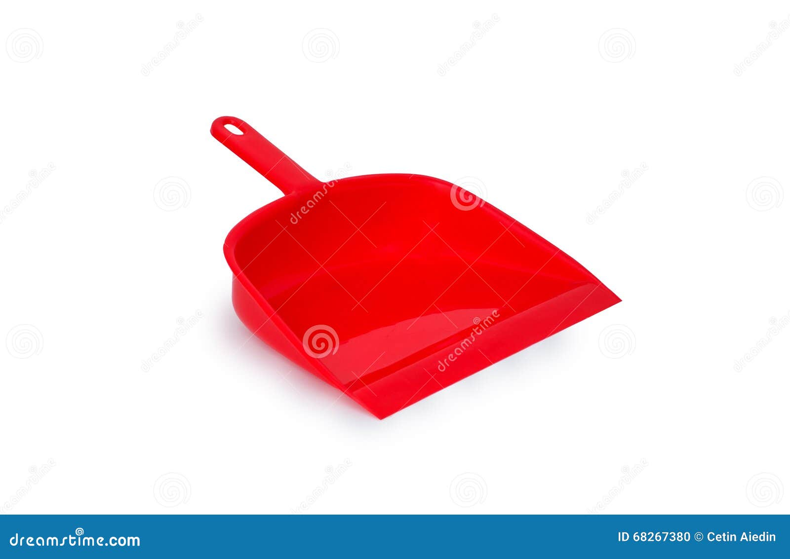 Plastic Dust Keeper - Red stock photo. Image of home - 68267380