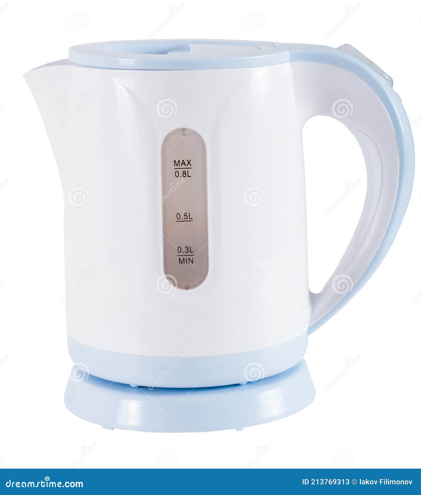 Plastic electric kettle stock image. Image of domestic - 213769313
