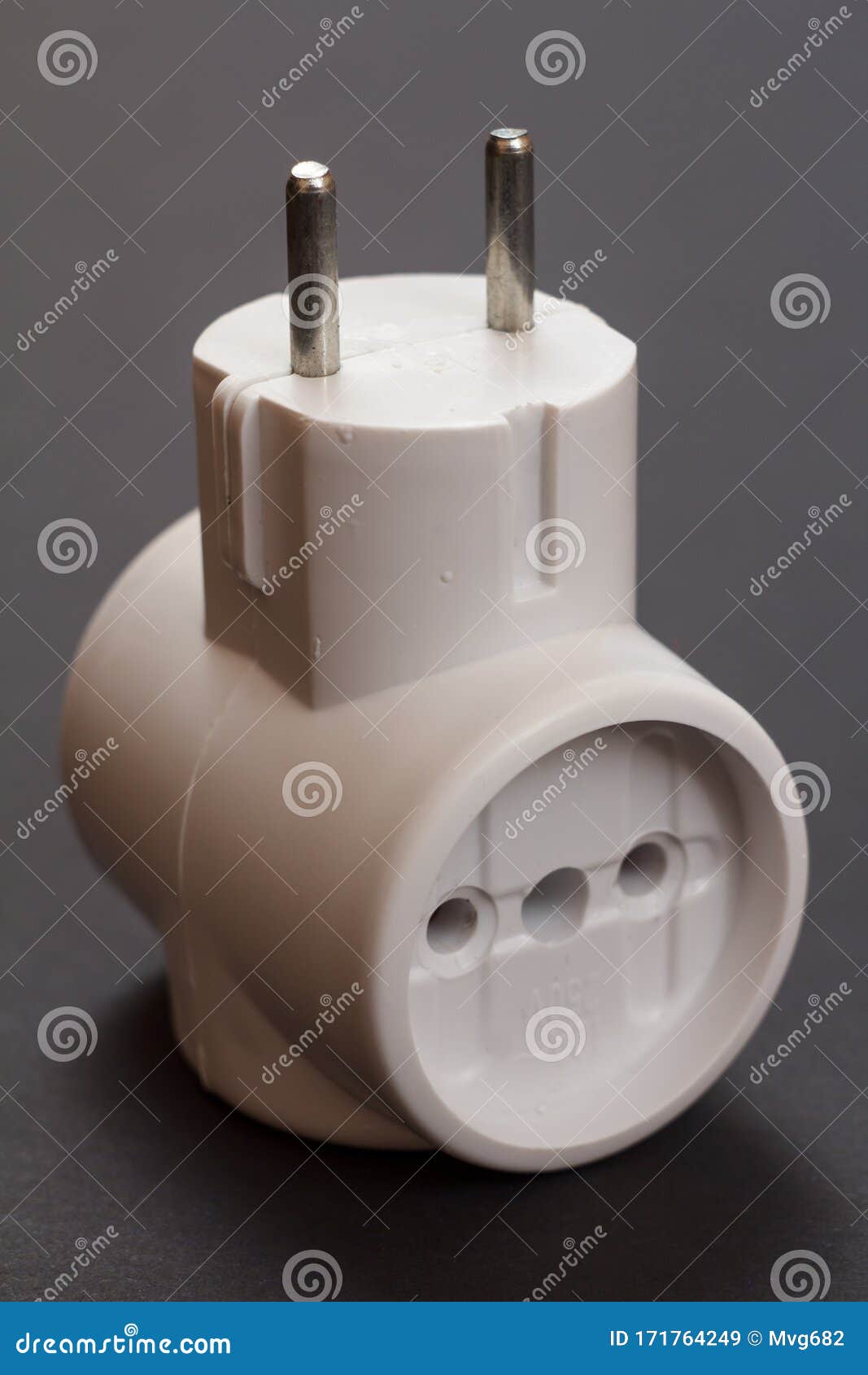 Plastic Electrical Tee on a Black Background Stock Image - Image of ...