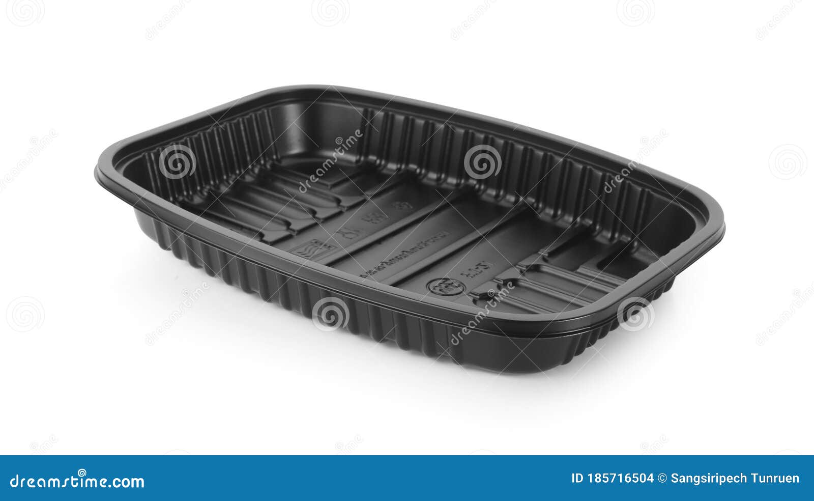 Plastic Empty Plate on White Background Stock Photo - Image of single ...