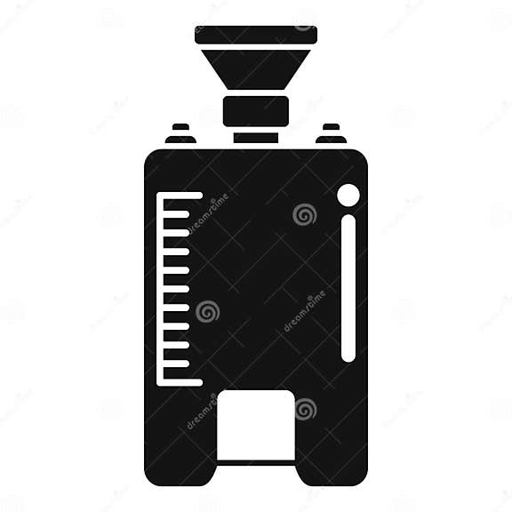 Plastic Extruder Machine Processing Raw Material Icon Stock Vector ...