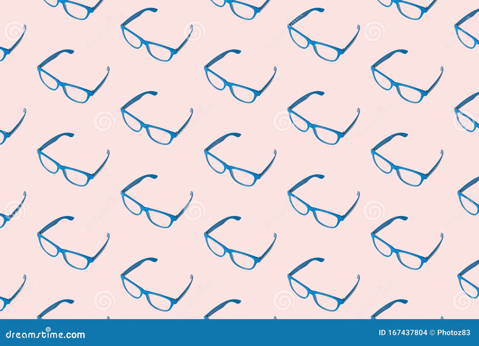 Plastic Eyeglasses Pattern Optical Concept Stock Photo - Image of ...