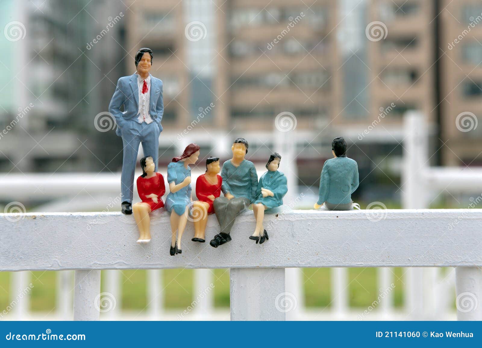 Plastic Fake Miniature People Stock Photo - Image: 21141060