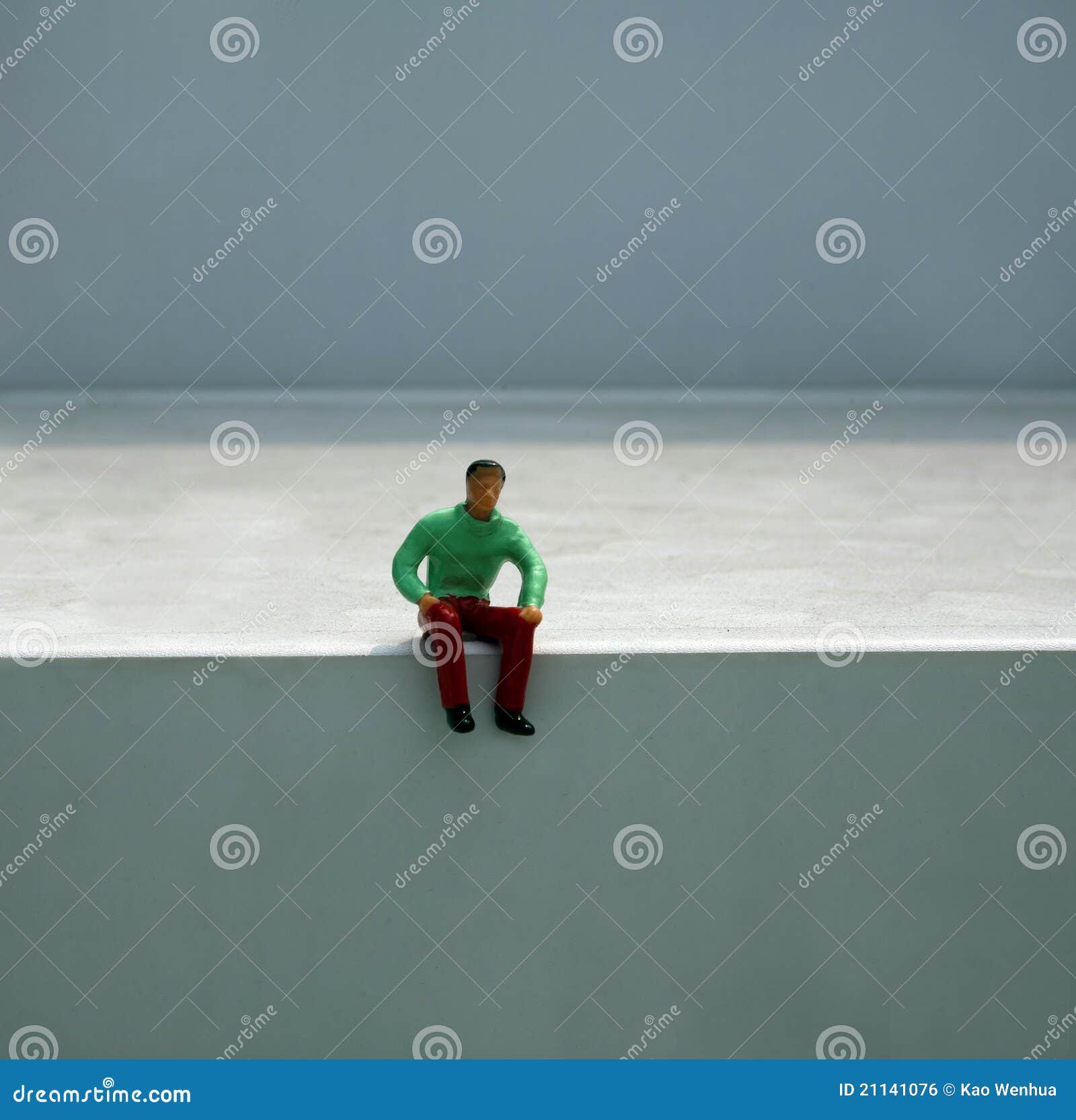 Plastic Fake Miniature People Stock Photo - Image of corporate, concept ...