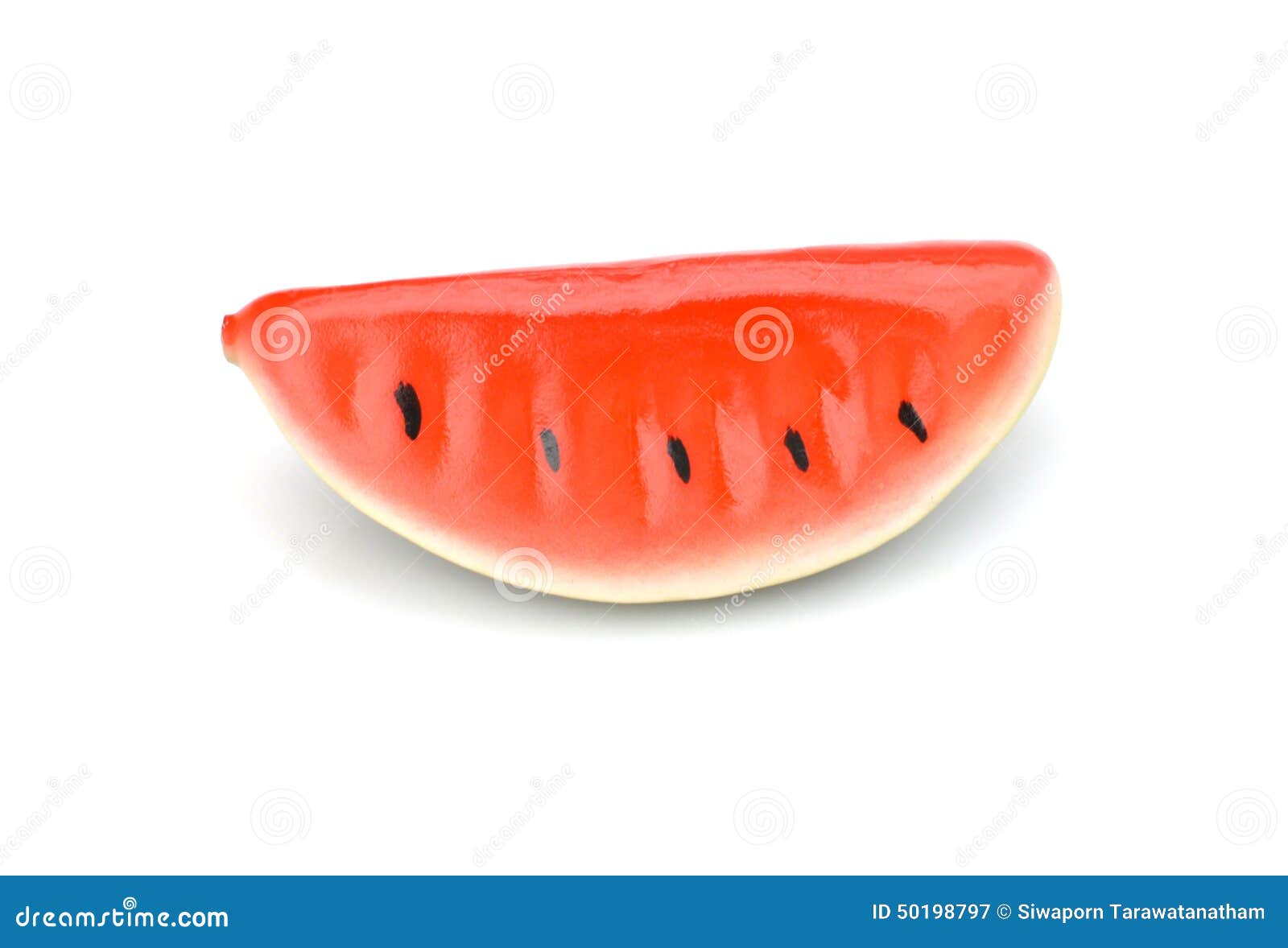 Plastic fake watermelon. stock image. Image of childhood - 50198797