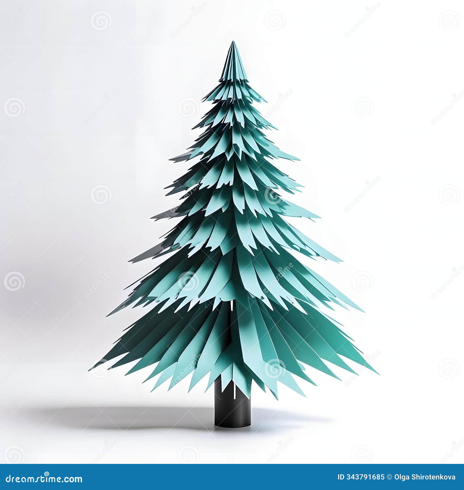 Plastic Figurine of a Blue Spruce. AI Generated. Stock Illustration ...