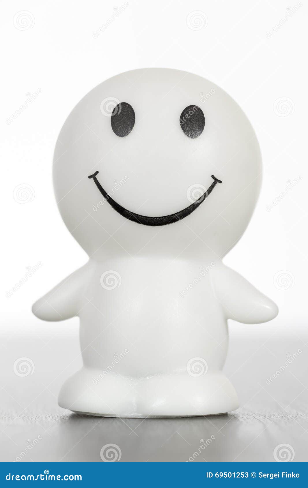 A Plastic Figurine of a Smiley Stock Image - Image of homemade, figure ...