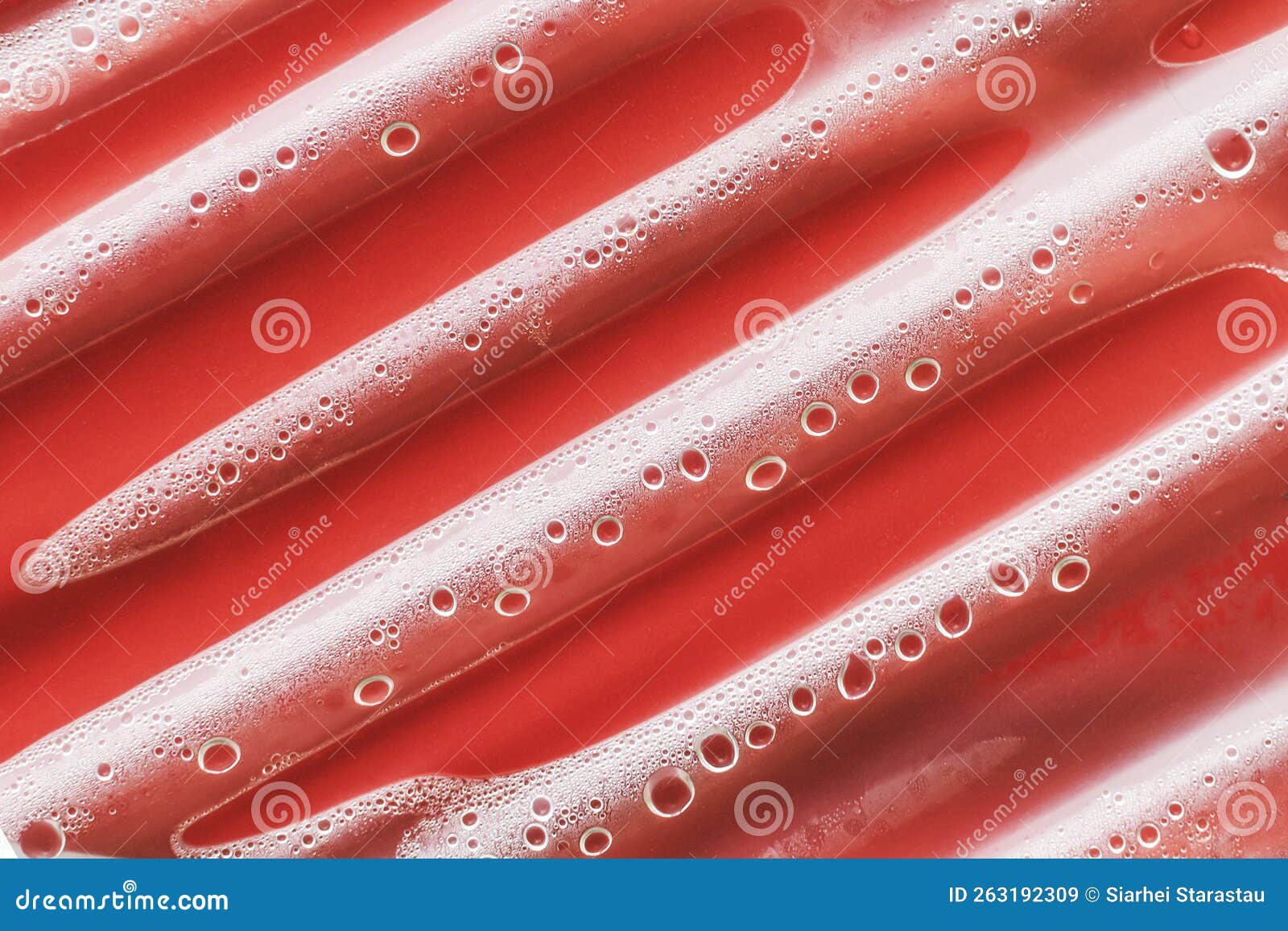 The Plastic Film is Covered with Droplets Stock Image - Image of rain ...