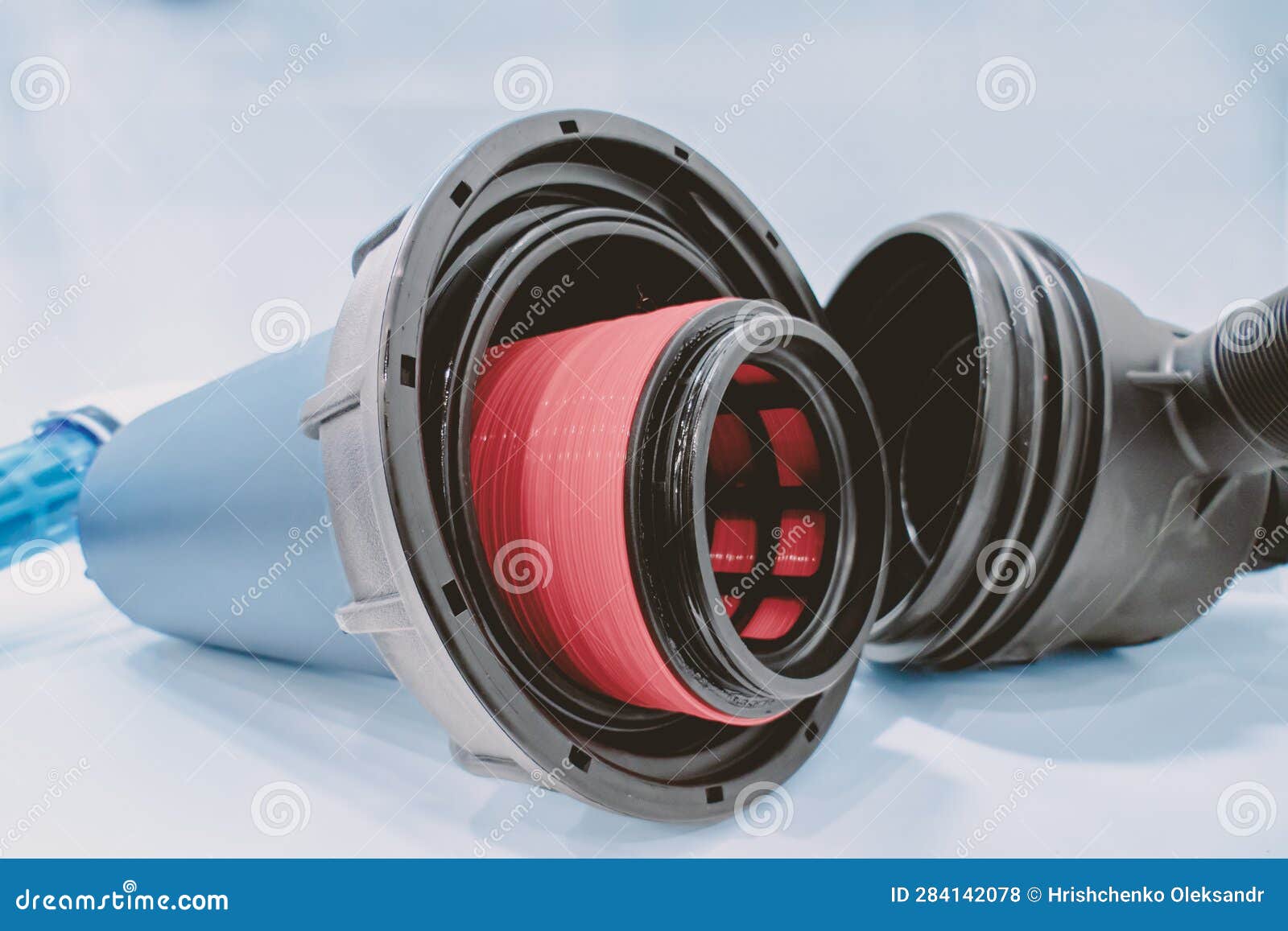 Plastic Flask for Water Purification Filter Stock Photo - Image of ...