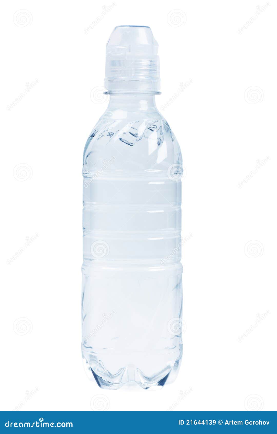 Plastic fles stock afbeelding. Image of drank, volledig - 21644139