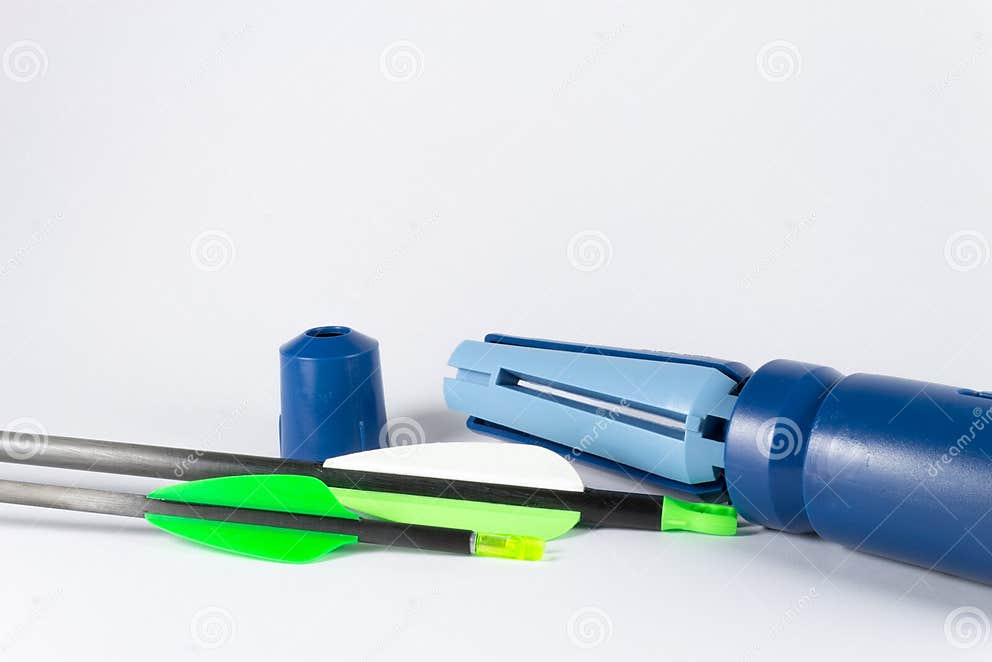 Plastic Fletching Device stock image. Image of fatboys - 44670019