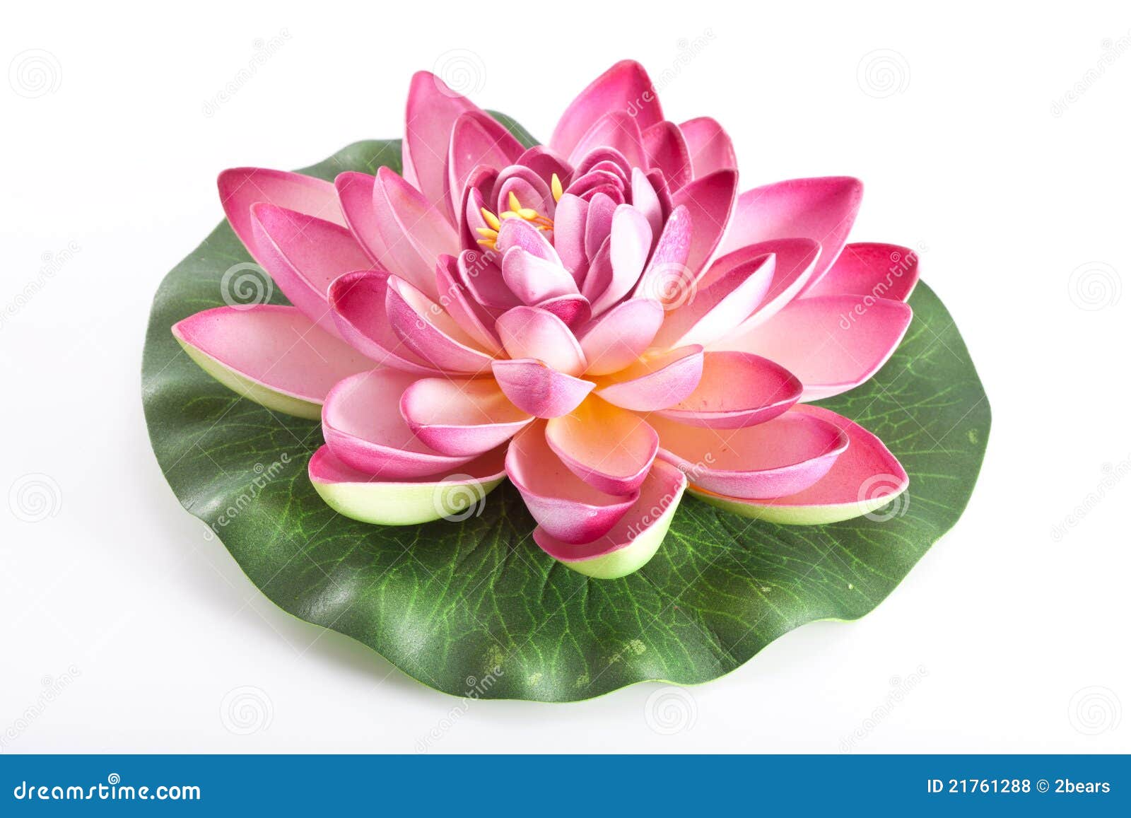 Plastic flower of a lotus stock photo. Image of spotted - 21761288