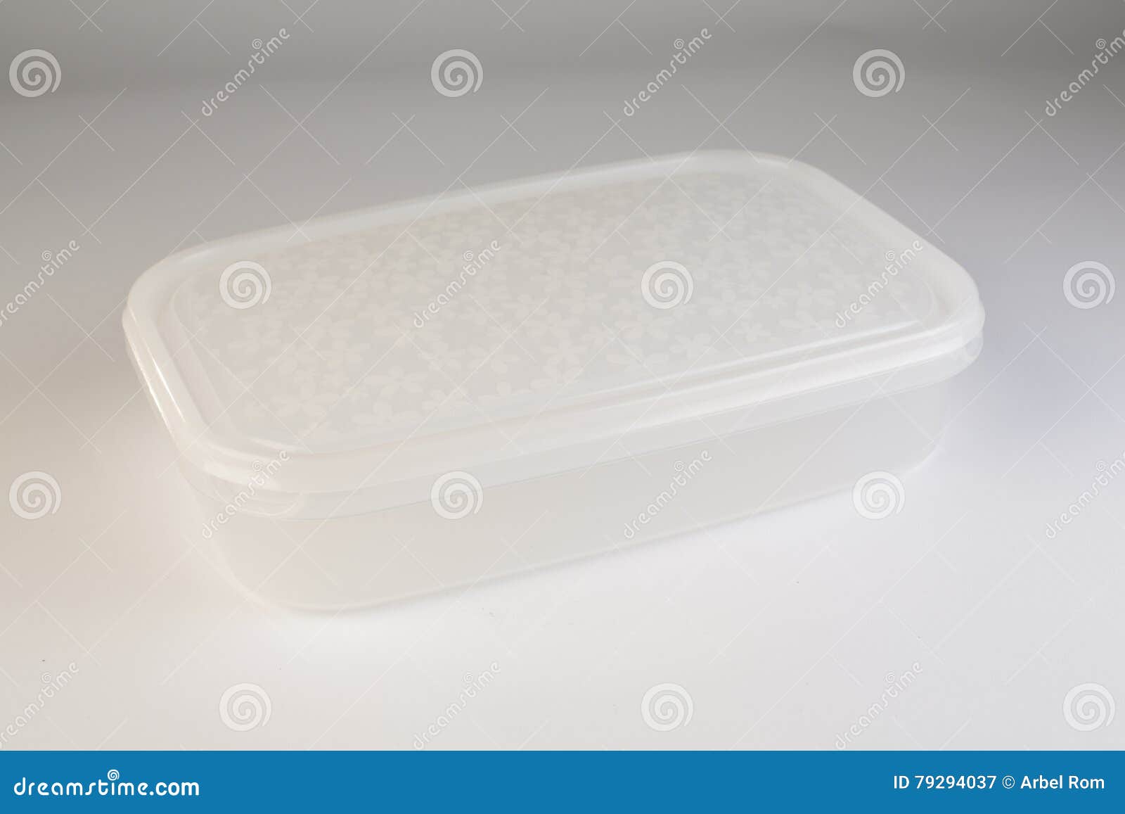 Plastic Food Box with Colorful Lid Stock Image - Image of containers ...