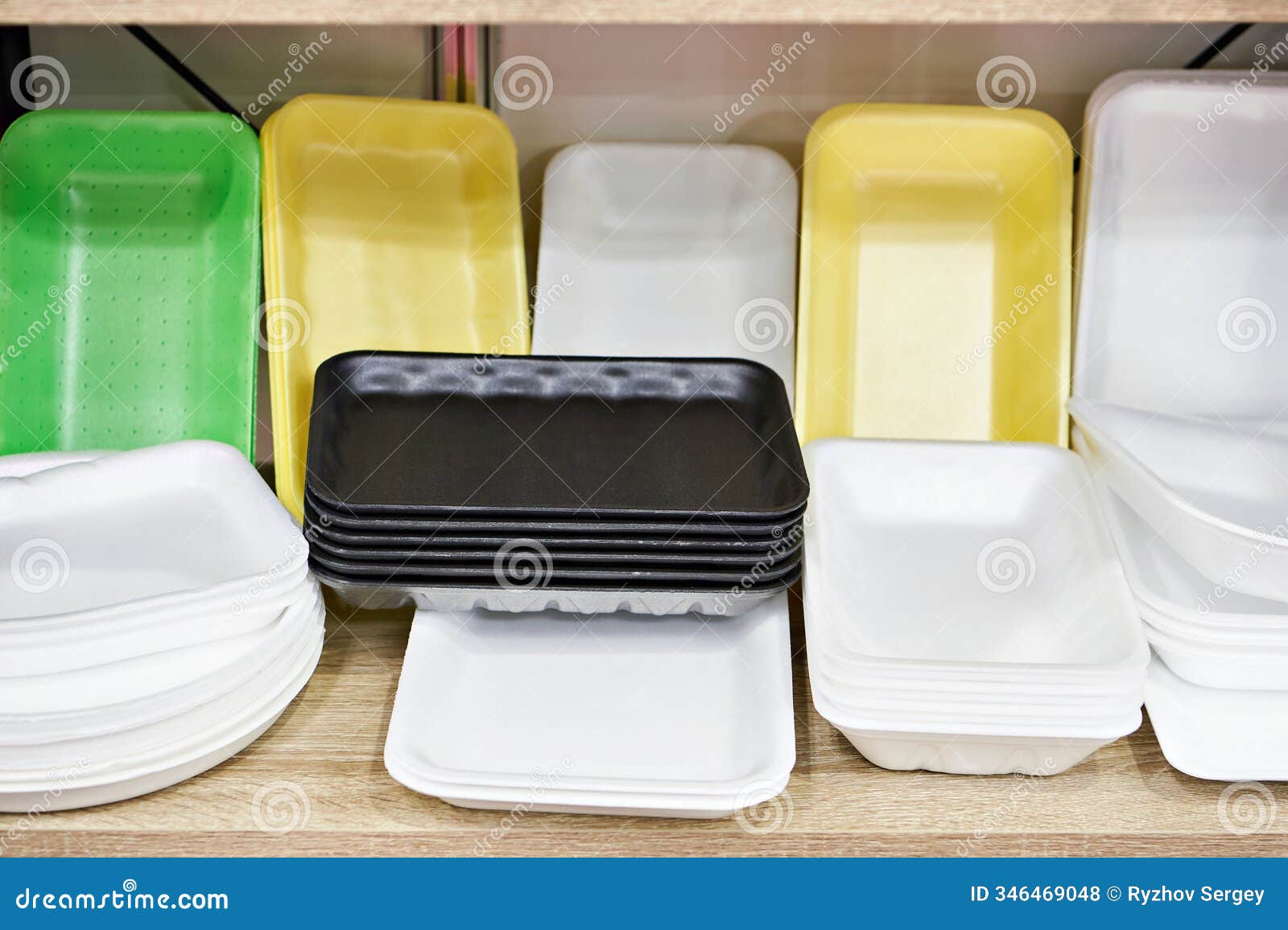 Plastic Food Box Containers Stock Photo - Image of market, food: 346469048