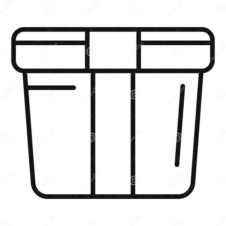 Plastic Food Container Keeping Food Fresh and Organized Stock Vector ...