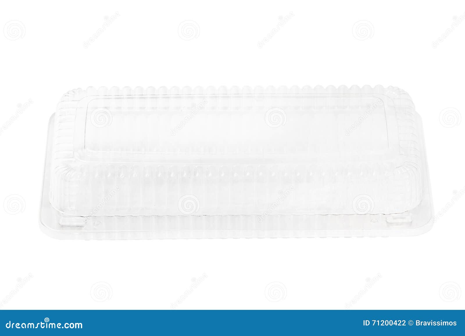Plastic Food Package Isolated On White Background Stock Photo - Image ...
