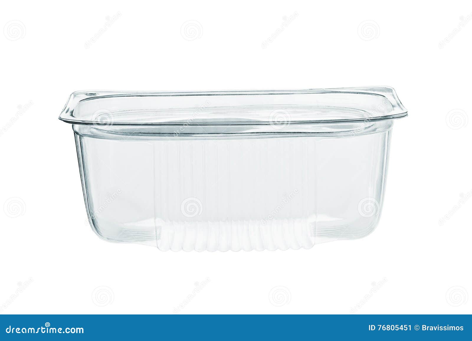 Plastic Food Package Isolated On White Background Stock Image - Image ...