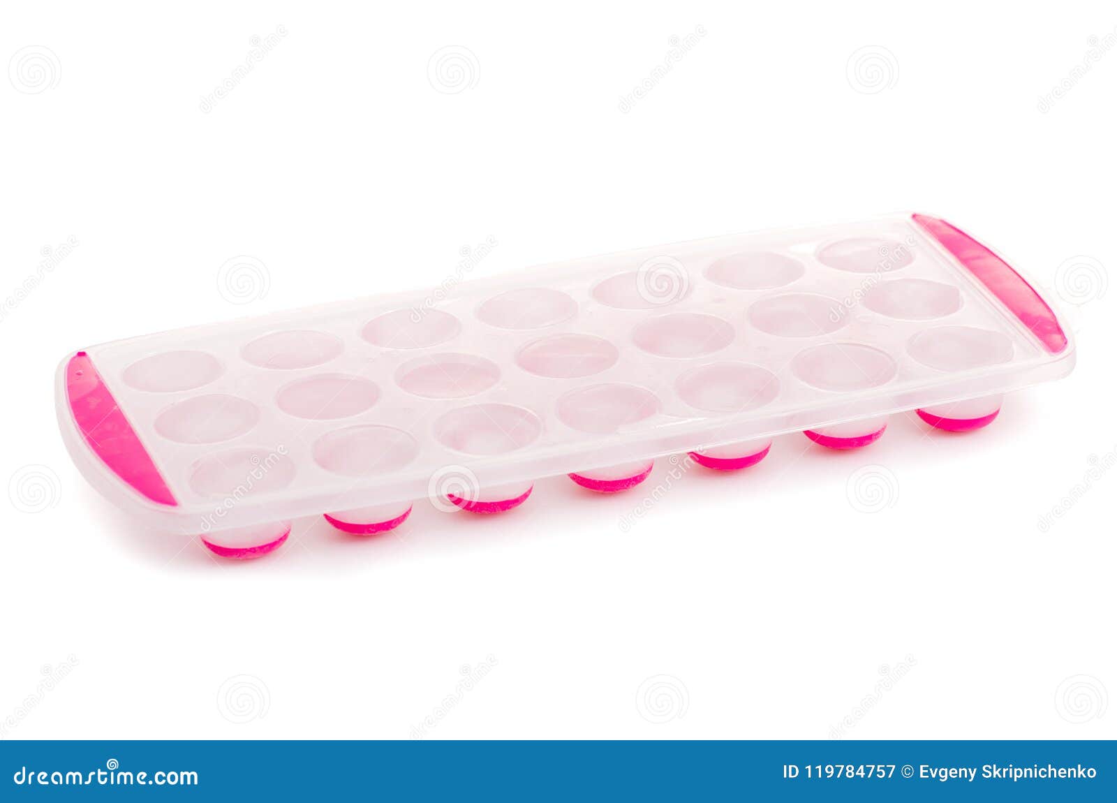 Plastic form for ice stock image. Image of glass, frosty - 119784757