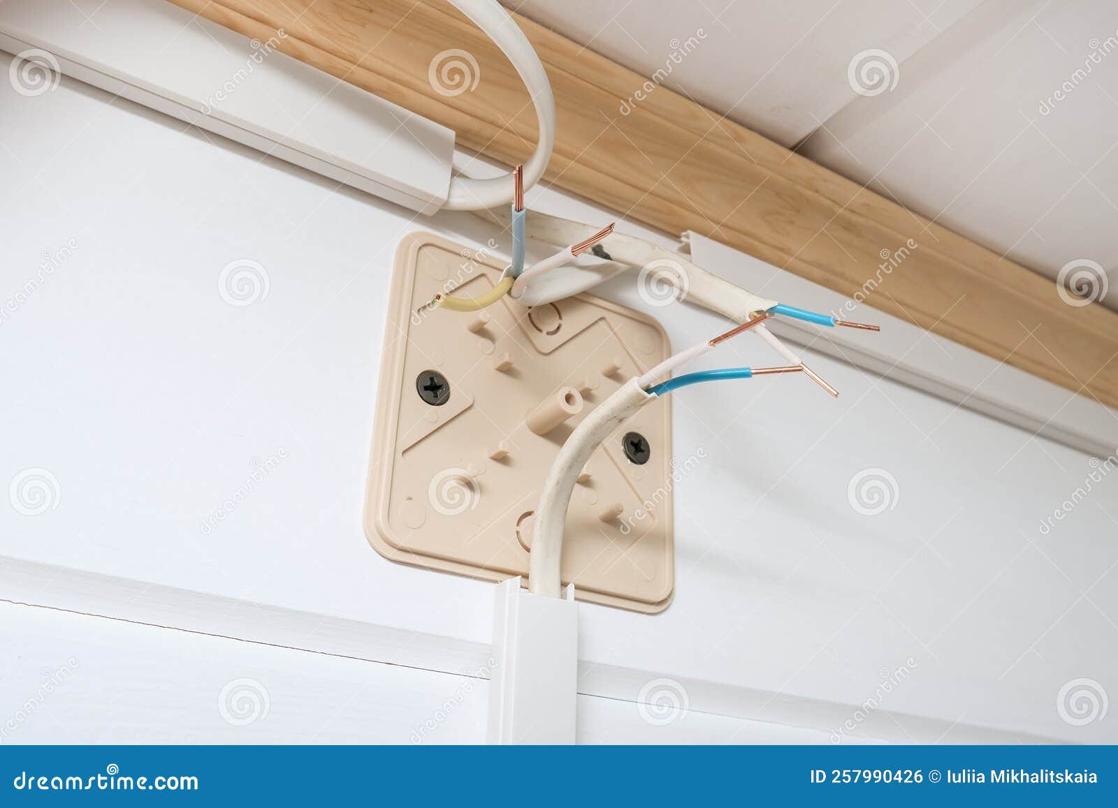 A Plastic Fuse Box with Bare Conductor, Connecting Wires in a Circuit ...