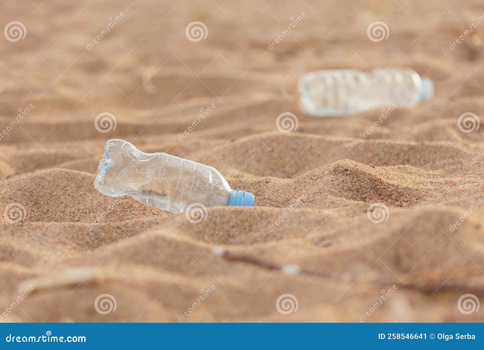 Plastic Garbage on the Beach, Environmental Pollution. Climate Change ...