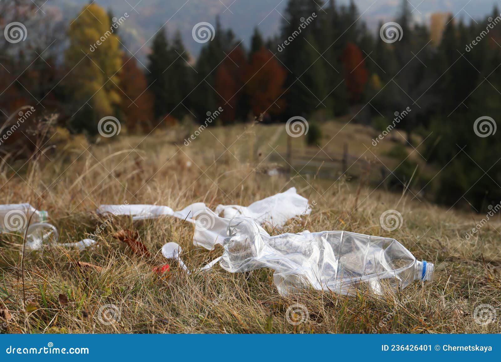 Garbage Scattered On The Beach Which Is Very Disturbing The Scenery ...
