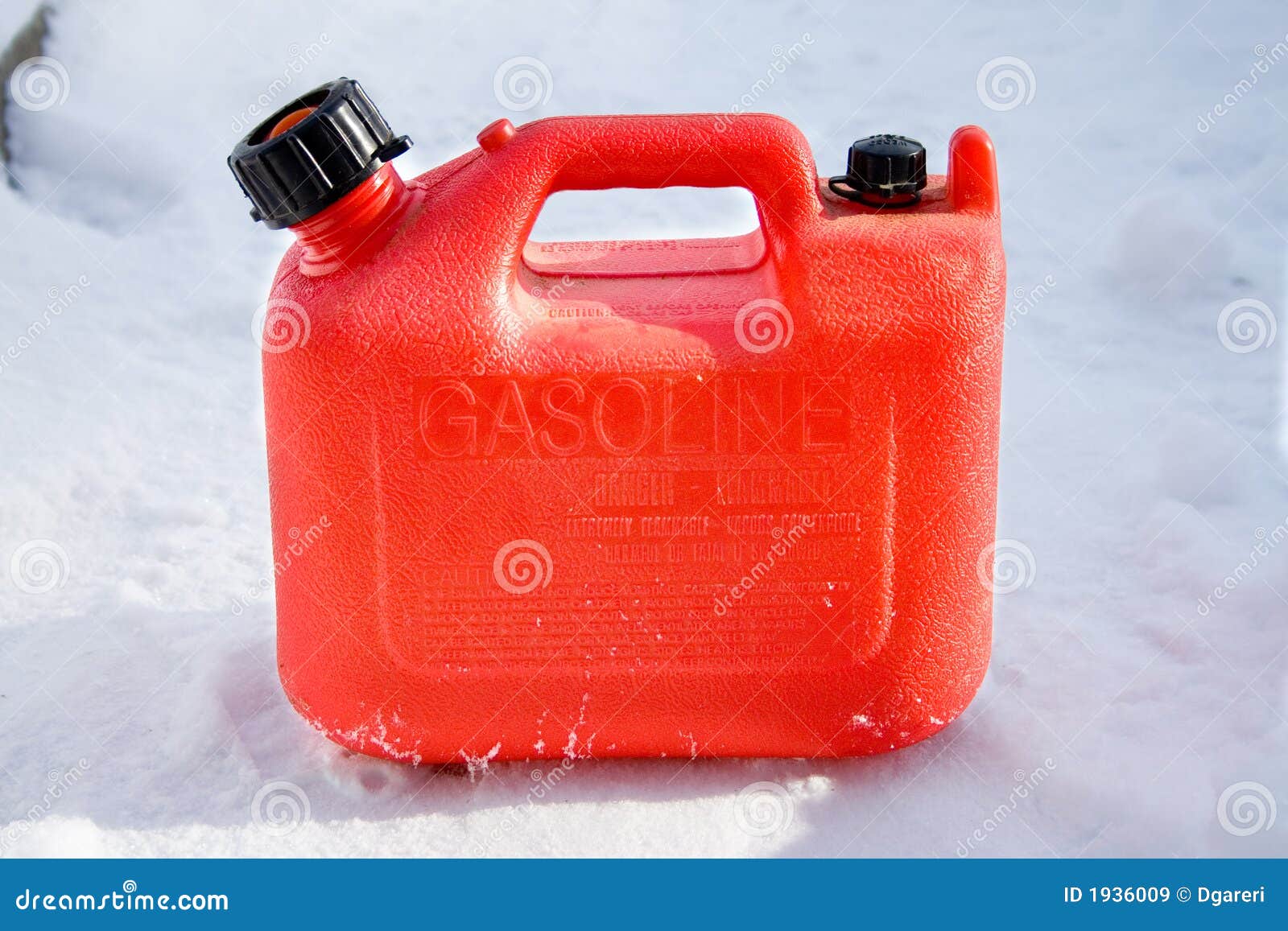 Plastic Gas Can stock image. Image of petroleum, gasoline - 1936009
