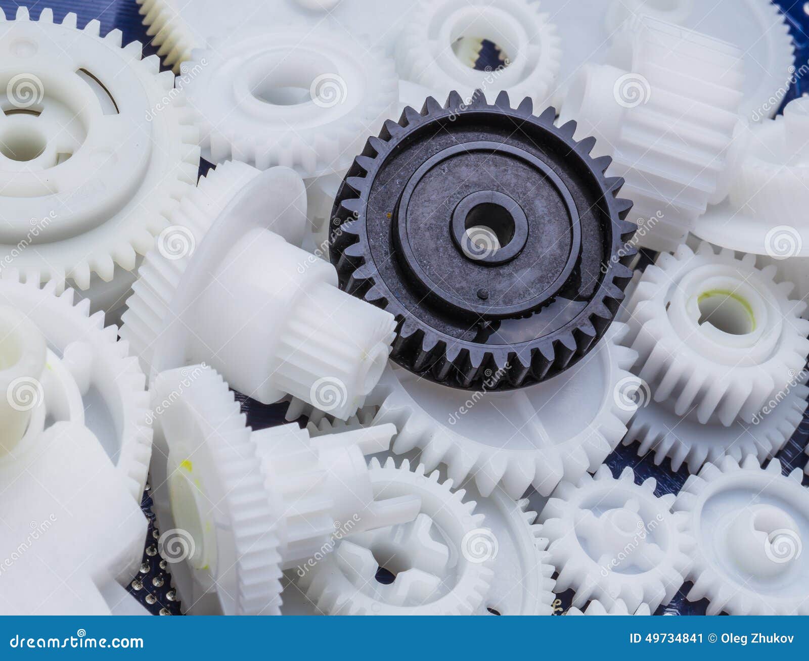 The plastic gear stock image. Image of drive, fragment - 49734841