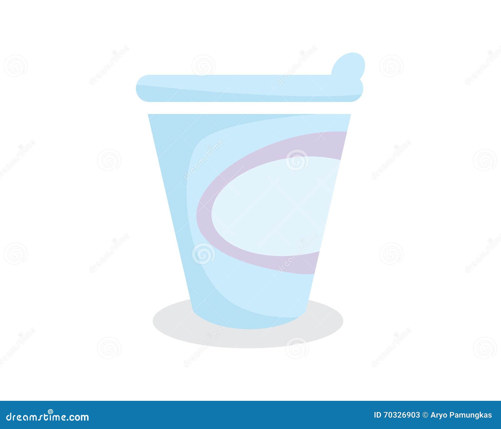 Plastic glass stock vector. Illustration of glass, dinking - 70326903