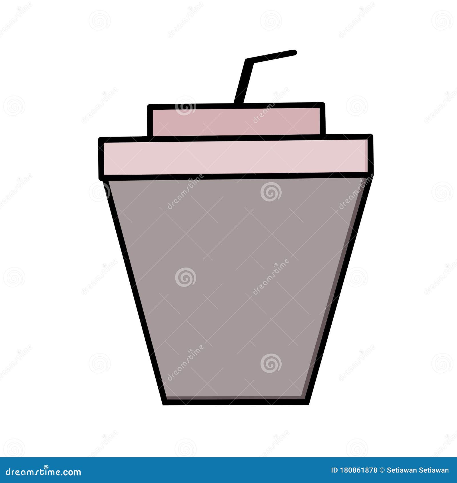 Plastic Glass Vector Template Icon Stock Illustration - Illustration of ...