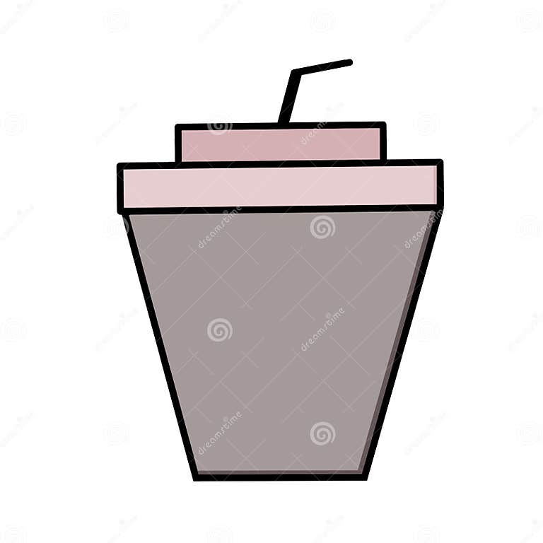 Plastic Glass Vector Template Icon Stock Illustration - Illustration of ...