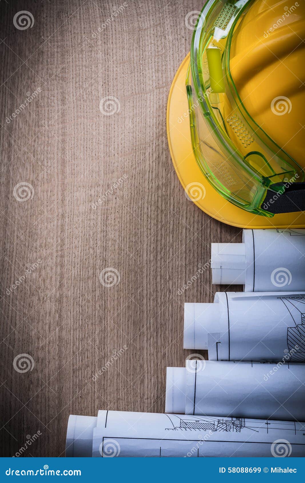 Plastic Goggles Construction Plans and Building Hat Vertical Ver Stock ...