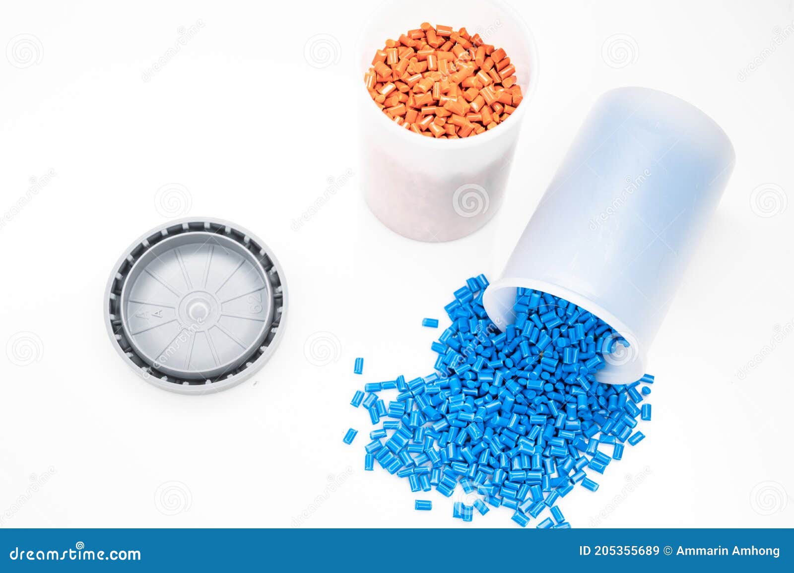 Plastic granules close up stock image. Image of mold - 205355689