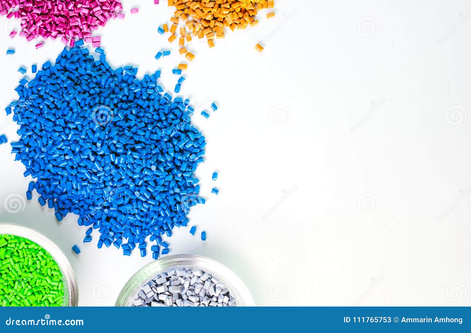 Plastic granules stock image. Image of background, blue - 111765753