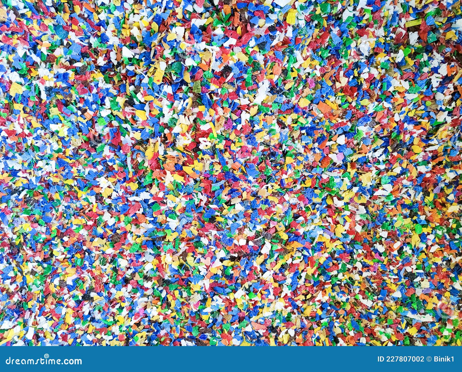 Plastic Granules for Recycling. Recycled Plastic with Mixed Stock Photo ...