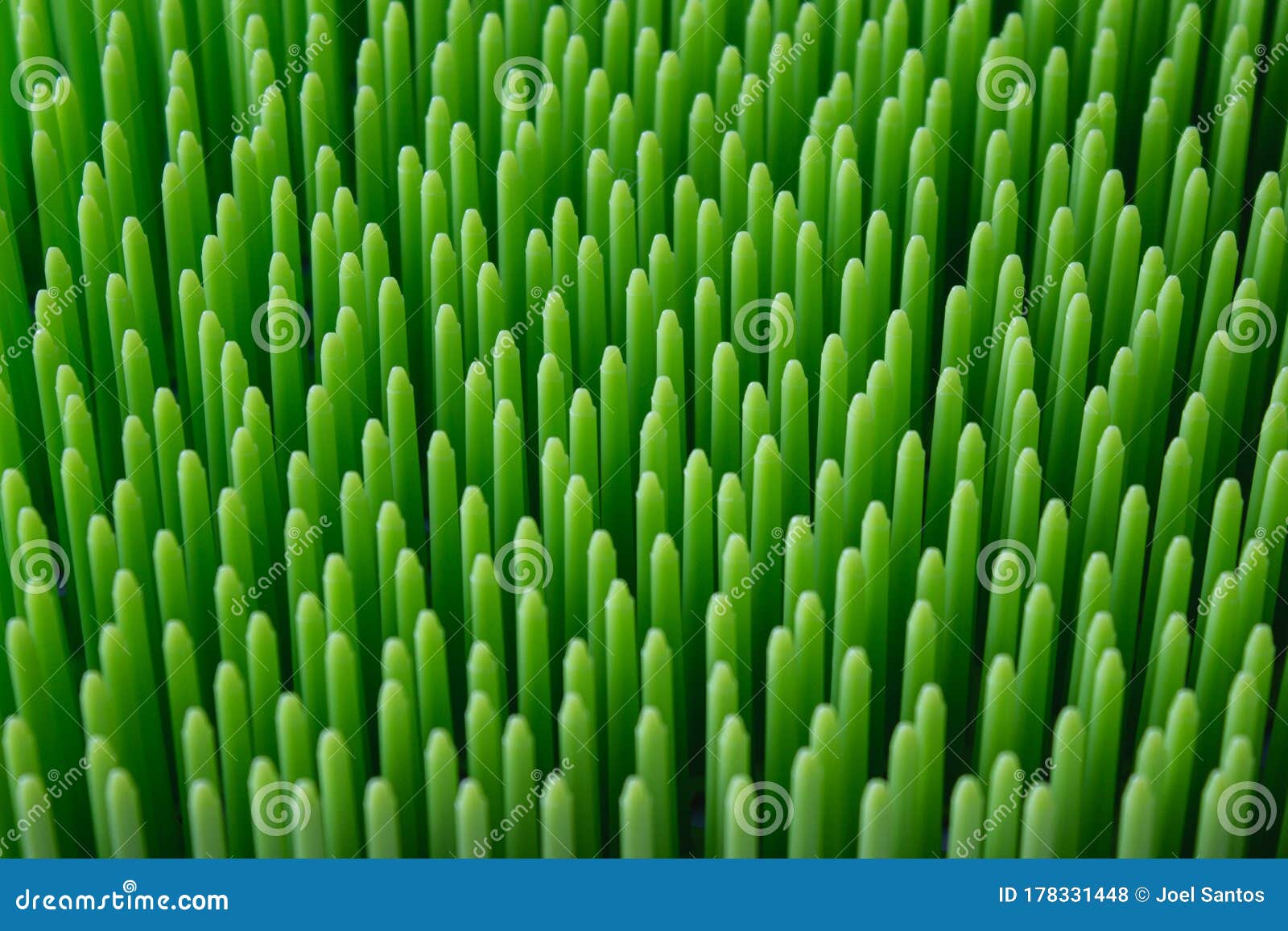 Plastic Green Pointy Structure, Texture Background Stock Photo ...