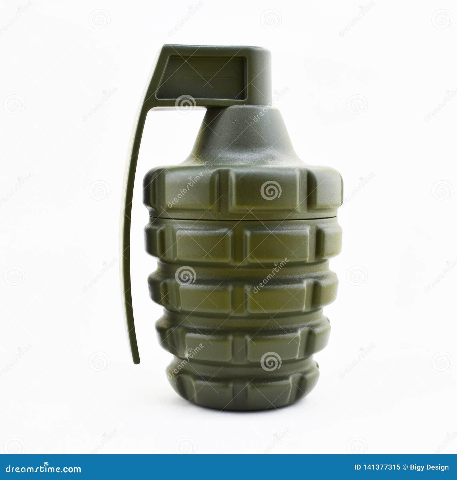 Plastic Grenade, Green Color, Water Bottle Stock Image - Image of green ...
