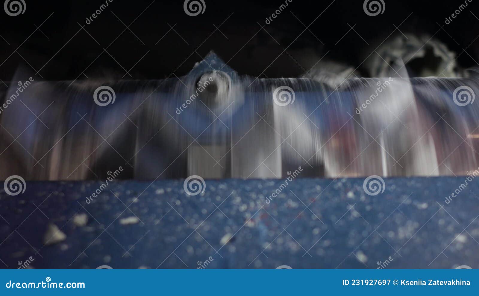 Plastic Grinding Process Close Up View of Mill. Stock Video - Video of ...