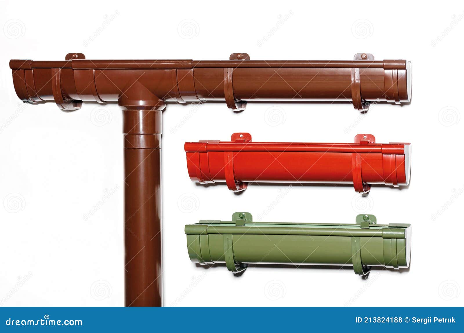 Close-up On Downpipes, Waste Water Pipes. Overflow Pipes Of Flood ... Close-up On Downpipes, Waste Water Pipes. Overflow Pipes Of Flood ...