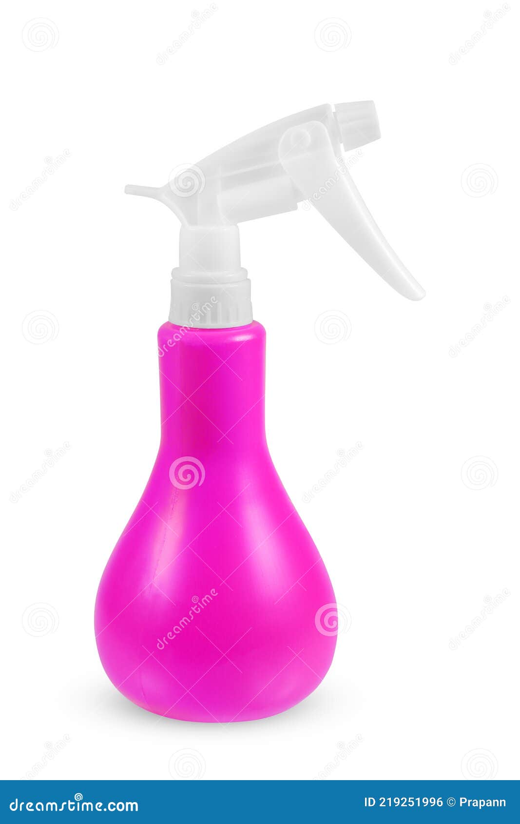 Plastic Hand Spray Bottle, Isolated on White Stock Photo - Image of ...