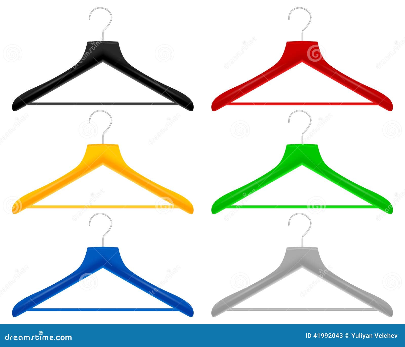 Color Hangers. Vector Illustration | CartoonDealer.com #44625548